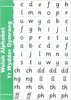 Welsh Alphabet/Yr Wyddor Gymraeg: 88 Magnetic Tiles: Amazon.co.uk ...