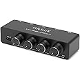Amazon.com: Cubilux 4-Way Headphone Amplifier 3.5mm with Volume ...