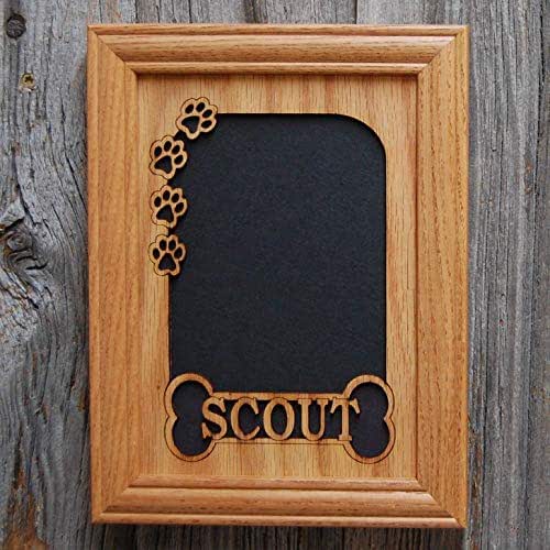Amazon.com: Personalized Dog Picture Frame with Name - Holds 4x6 ...