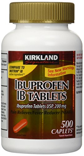Купить Kirkland Signature Ibuprofen IB Tablets-Caplet Form for Easy ...
