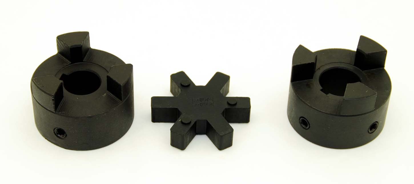 7 8 X 3 4 Lovejoy L095 Jaw Coupling With Flexible Rubber Spider Coupler