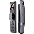 Amazon.com: 3D Face Recognition Smart Door Lock with Camera Biometric Fingerprint Security Fully ...