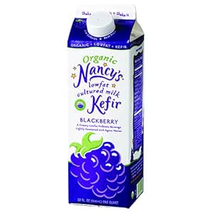 Nancy's, Organic Low-Fat Kefir, Blackberry, 32 oz: Amazon.com: Grocery ...