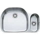 Moen 22219 Camelot 4 Hole Stainless Steel 20 Gauge Double Bowl Drop In ...