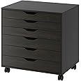 Amazon.com: Alex Drawer Unit on Casters Black Brown : Office Products