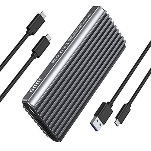 M.2 NVMe SATA Enclosure Tool-Free Adapter, USB C 3.1 Gen 2 10Gbps ...