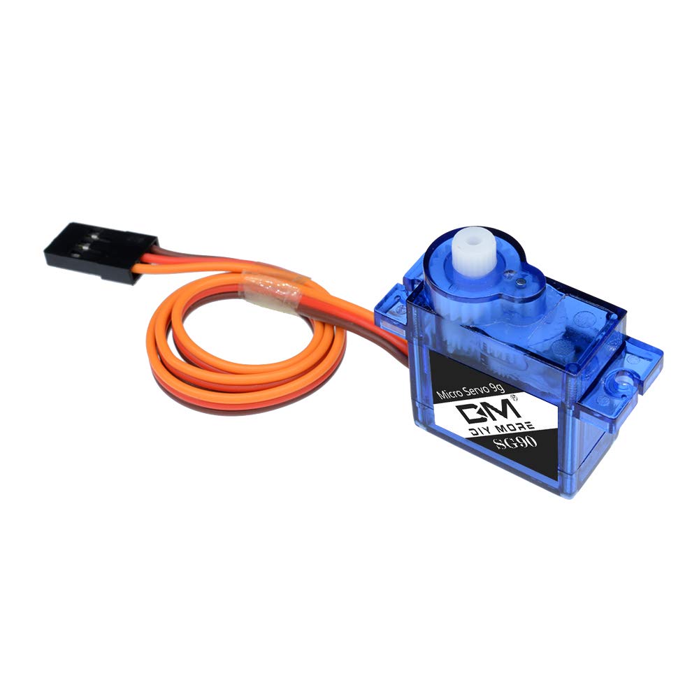 diymore 6PCS SG90 9G Micro Servo Motor Helicopter Airplane Car Boat Remote Control RC Robot Arm ...
