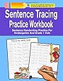 Sentence Tracing Practice Workbook: Sentence Handwriting Practice For ...