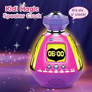 Amazon.com: VTech Kidi Magic Light Projector Speaker Clock with AC ...
