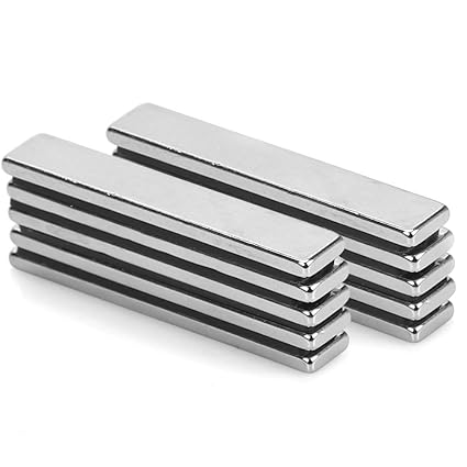 Imanes de Neodimio Imanes de Barra, 10 Piezas Imanes Potentes con 10 ...