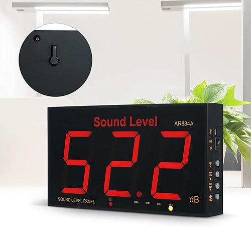 Sound Level Meter with Large LCD Full Screen, Digital Decibel Meter ...
