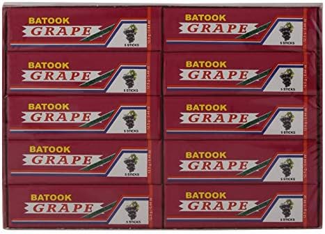 Batook Grape Flavoured Chewing Gum, 5 Sticks x 20, 250 gm price in UAE ...