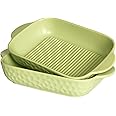 Amazon.com: Creativity Home Rectangular Porcelain Baking Dish Set,Au ...