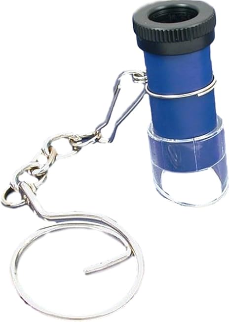 Amazon.com: 5X Pocket keychain Microscope Magnifier Magnifying Jewelers ...