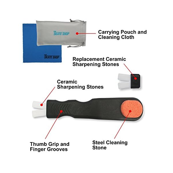 Skate Sharpener for Ice Hockey Skate - Hand Held Sweet Stick Blade Edge ...