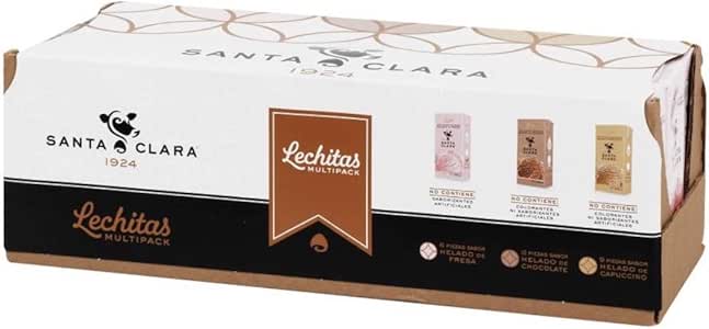 LECHE SABORIZADA LECHITAS SANTA CLARA PAQUETE GRANDE SURTIDO CON 27 ...