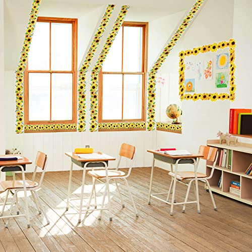 59ft Sunflower Bulletin Board Borders Classroom Bulletin Border Trim ...