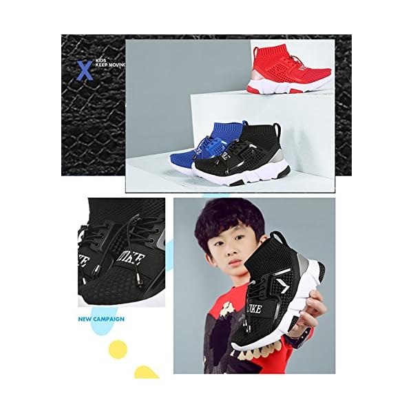 VITIKE Boys Sneakers Kids Running Shoes Girls Fashion Tennis Athletic ...