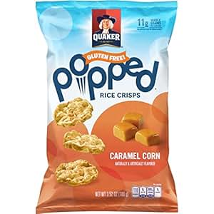 Amazon.com: Quaker Popped Rice Snacks, Caramel Corn, 3.52 Ounce: Prime ...