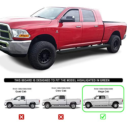 APS iBoard (Silver 6 inches Wheel to Wheel) Running Boards Nerf Bars ...