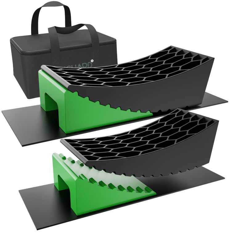 RVGUARD Camper Levelers, Up to 35,000 lbs RV Camper Leveling Kit with ...