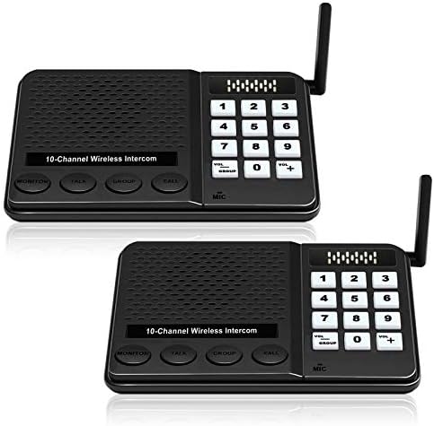 Intercoms Wireless for Home, Long Range Wired Communication System ...