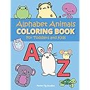 Alphabet Coloring Book for Toddlers: Easy Preschool Kindergarten Prep ...