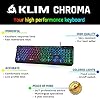 KLIM Chroma Gaming Keyboard Wired USB + New 2022 Version + Durable ...