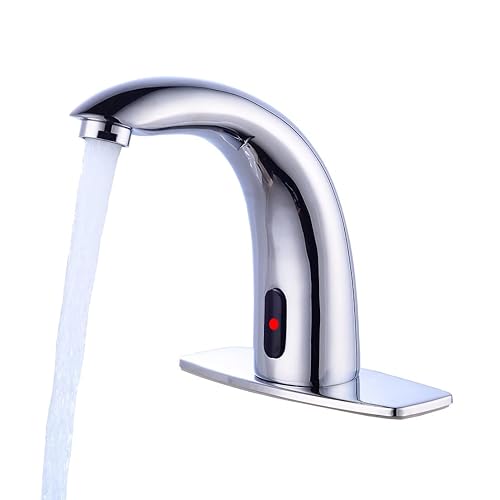Fyeer Automatic Touchless Bathroom Sink Faucet Motion Activated Sensor ...