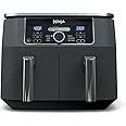 Amazon.com: Ninja AD150 Foodi 8 Quart 6-in-1 DualZone 2-Basket Air ...