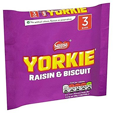 Original Yorkie Raisin & Biscuit Chocolate Bar Pack Imported From The ...