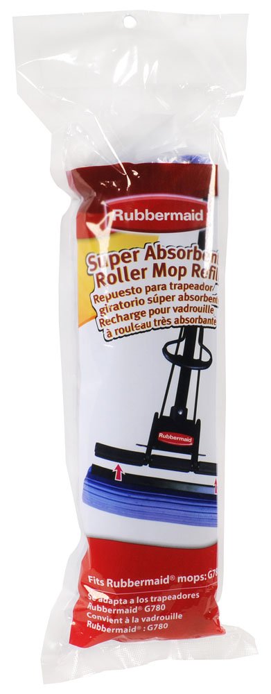 Mops & Brooms Rubbermaid Super Absorbent Roller Mop Refill G780 Home