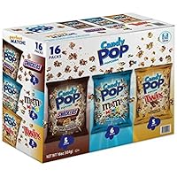 Amazon.com: Snack Pop Candy Coated Popcorn Made with Real Candy Pieces ...