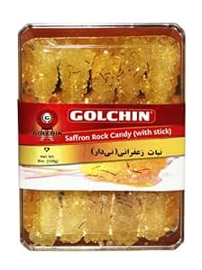 Amazon.com : Saffron Rock Candy with Stick, 8oz (Pack of 2) : Grocery ...