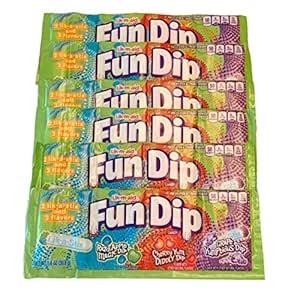 Amazon.com : Fun Dip 3 Flavor Pack | Fun Dip RazzApple Magic Dip ...