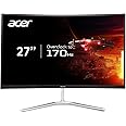 Amazon.com: Acer 27" WQHD 2560 x 1440 1500R Curved PC Gaming Monitor ...