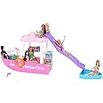Amazon.com: Barbie Toy Boat Playset, Dream Boat with 20+ Ocean-Themed ...