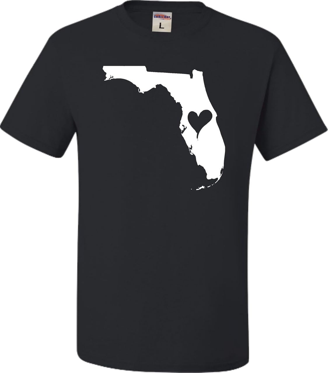 Amazon.com: Adult I Love Florida I Heart Florida T-Shirt: Clothing