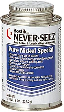 Never-Seez NSBT-8N Silver Pure Nickel Special Anti-Seize Compound -297 ...