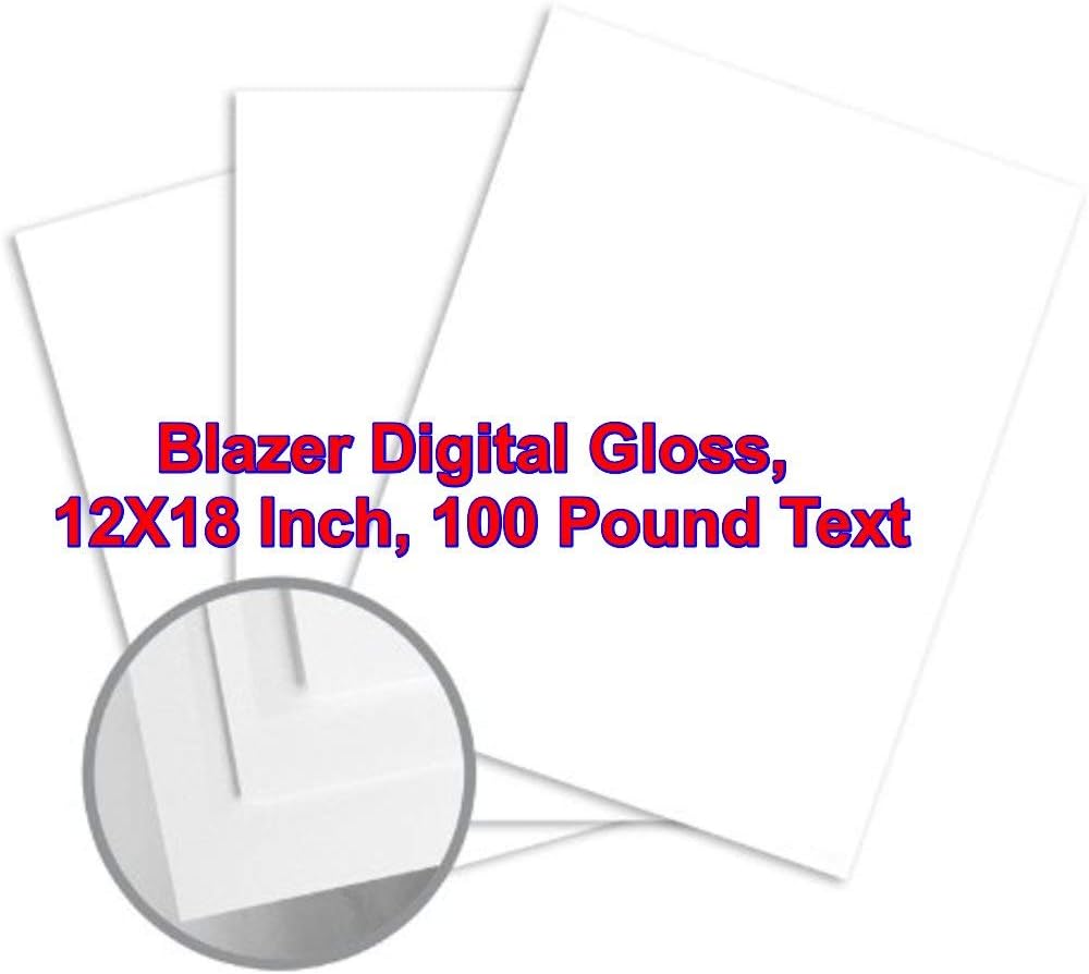Amazon.com : Limited Papers (TM). Blazer Digital Gloss, 100 Pound ...