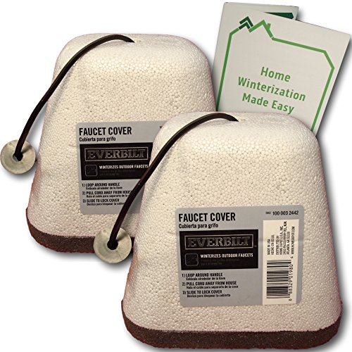 Winterize with Styrofoam Outdoor Faucet Covers - Easy Backyard Gardening