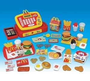 Amazon.com: McDonalds Pretend Play Food Set for Toy Kitchen Centers ...