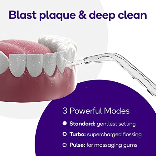 BURST Water Flosser – Electric Cordless Water Floss – 3 Modes ...