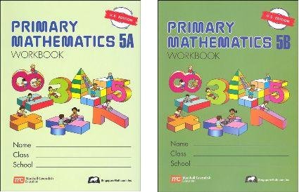 Primary Mathematics Grade 5 WORKBOOK SET--5A and 5B: Books: Amazon.com