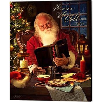 Amazon.com: The Spirit of Christmas by Greg Olsen Nativity Scene 15x19 ...