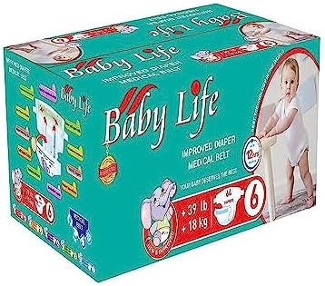 Baby Life Diapers Number (6) (64 Diapers) Box price in Saudi Arabia ...