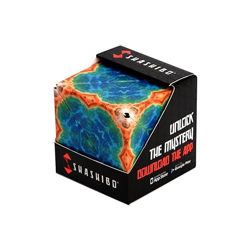 Shashibo Shape Shifting Box - Award-Winning Fidget Toy w/ 36 Rare Earth ...