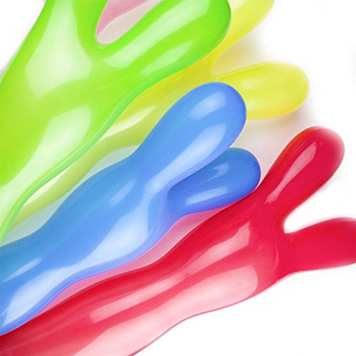 100pcs Rabbit Shaped Latex Balloons: Amazon.co.uk: Toys & Games