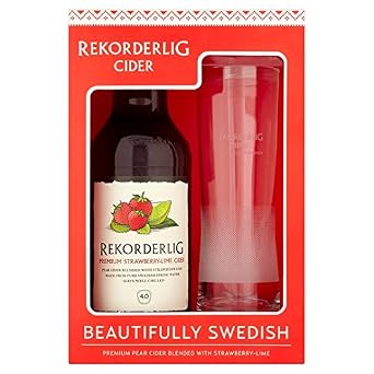 Rekorderlig 500Ml Branded Glass Gift Set: Amazon.co.uk: Beer, Wine ...