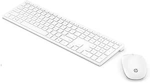 HP White Pavilion Wireless Combo Keyboard 800: Buy Online at Best Price ...